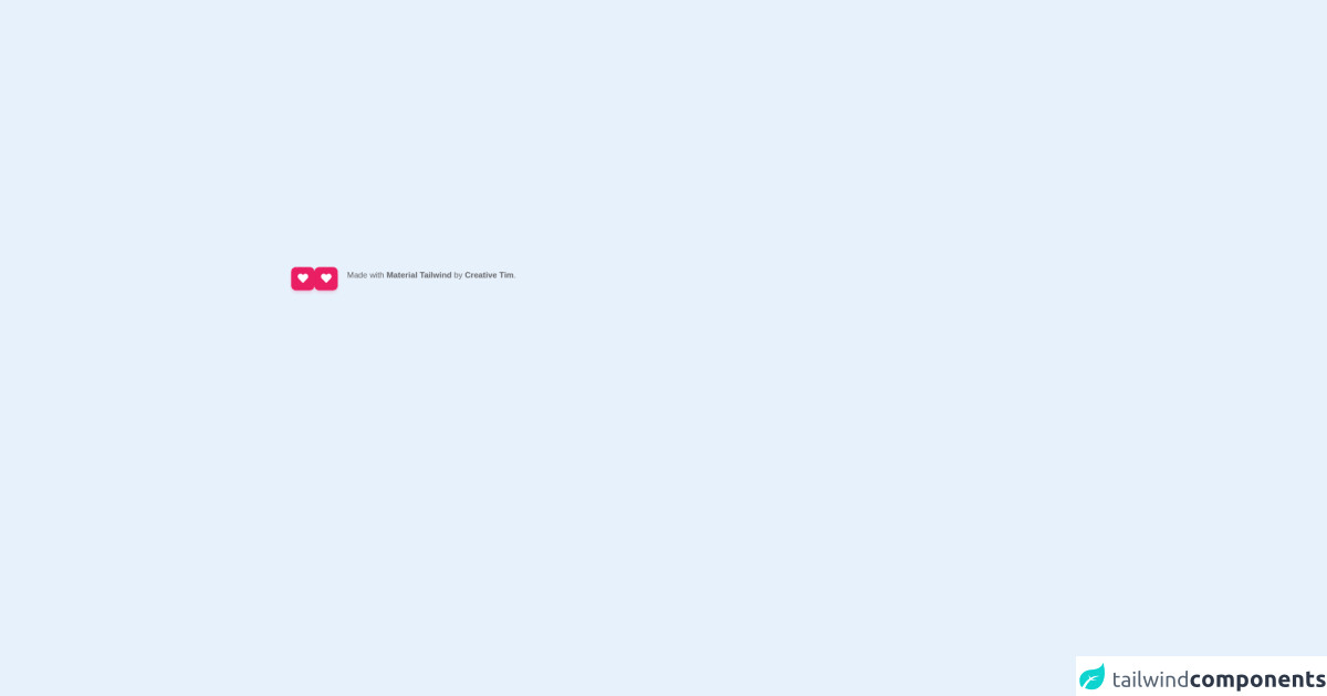 Tailwind Css Icon Button Ripple Effect By Material Tailwind