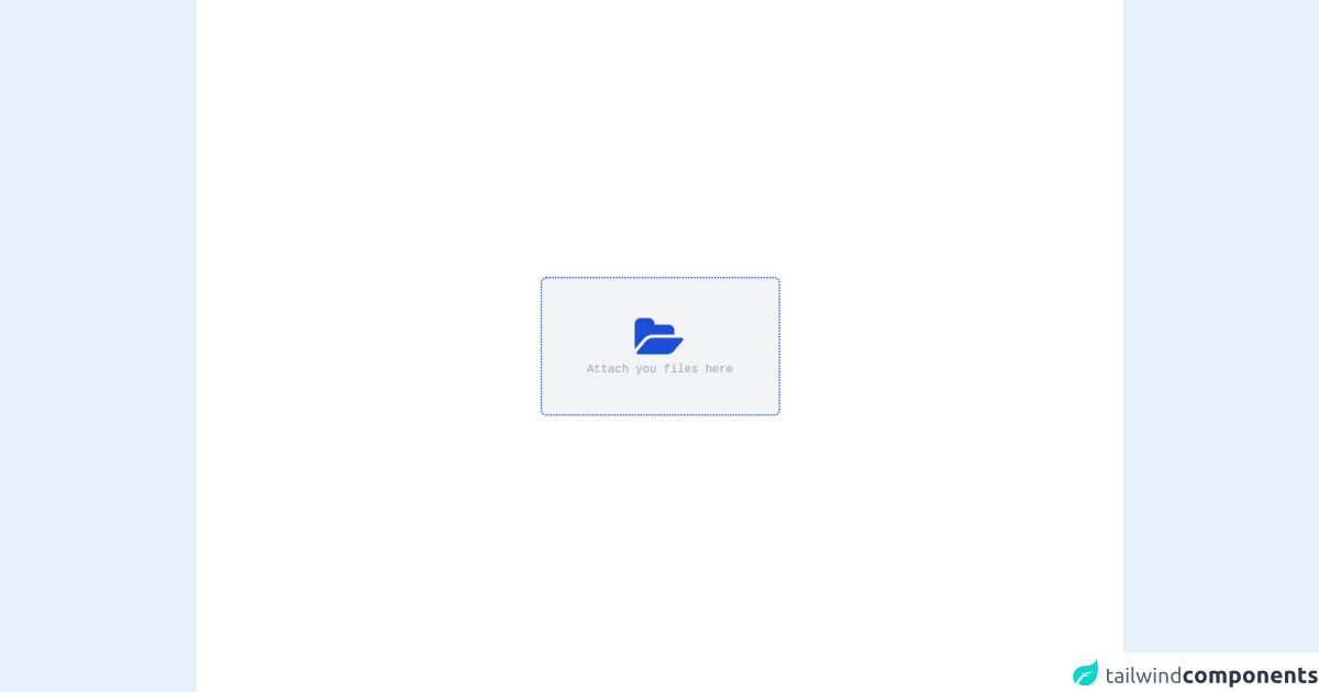 Tailwind Css Input Large File Upload By Hashem