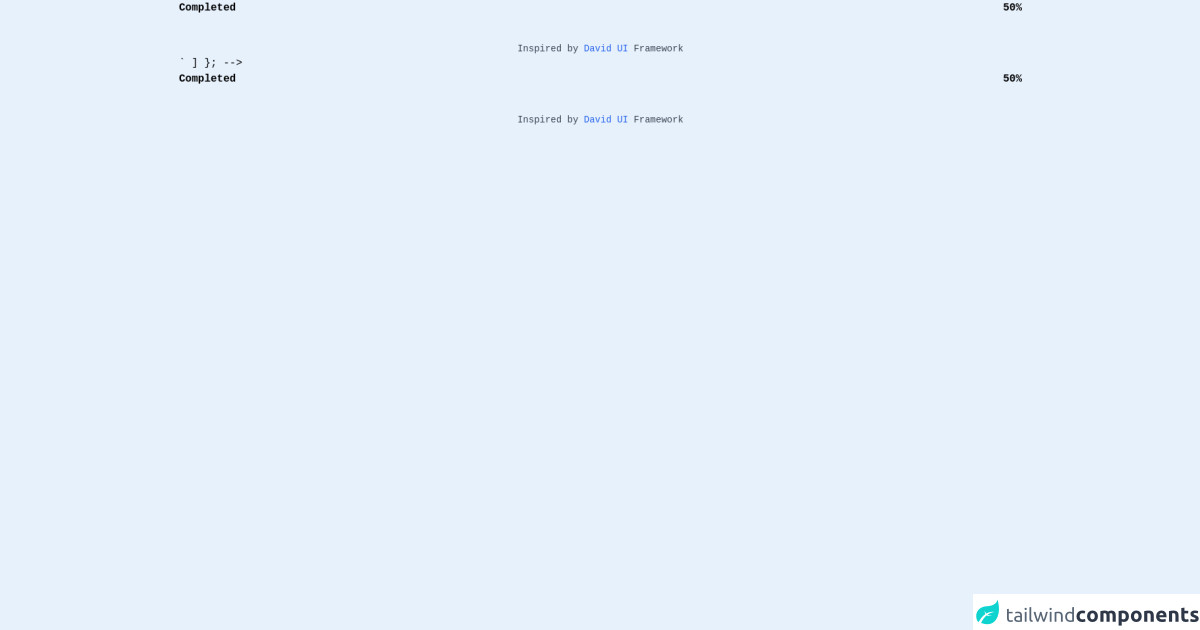 Tailwind Css Progress Bar Progress