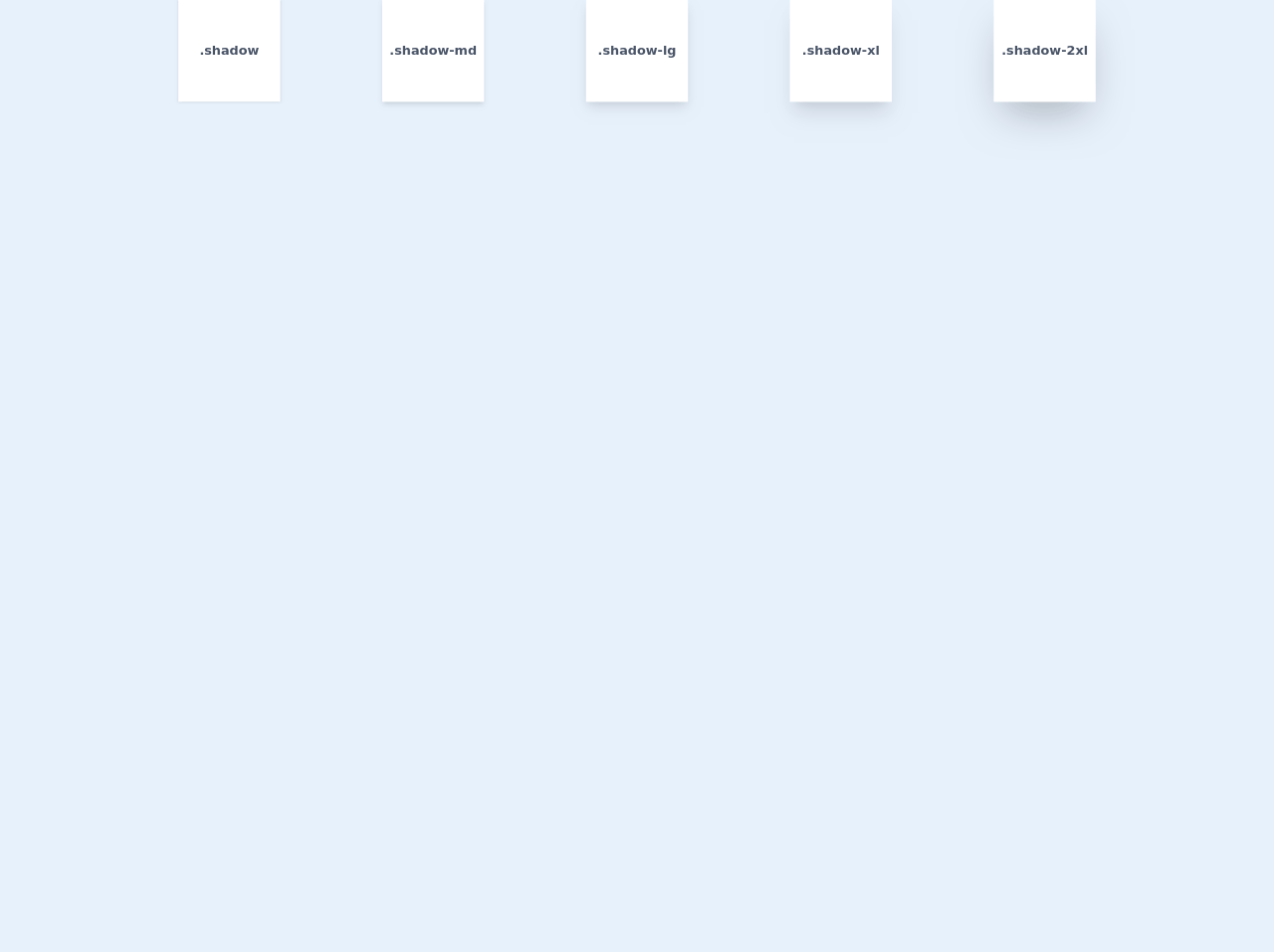 Tailwind Css Box Shadow Scale By Killgt