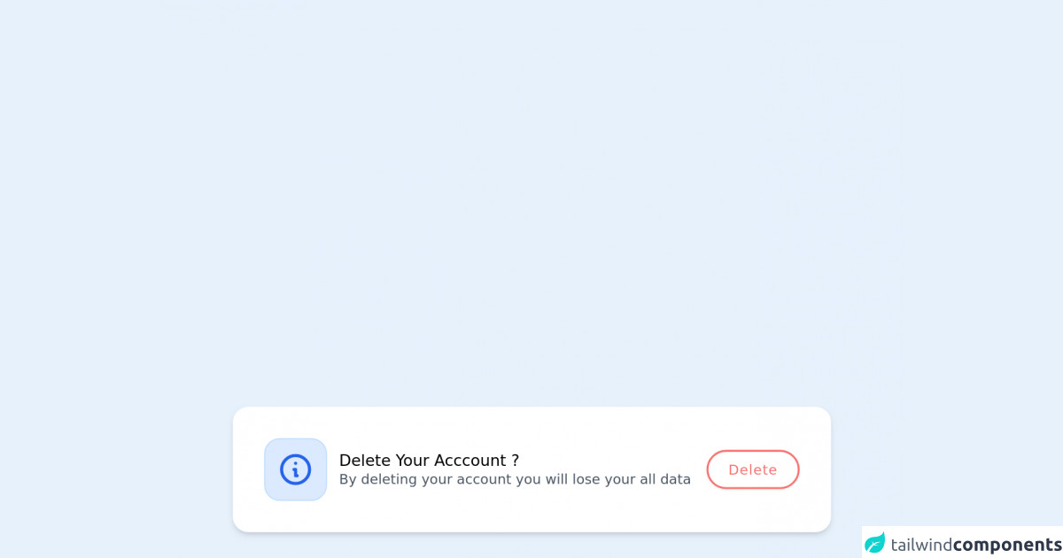 Tailwind Css Notification Card By Omargnagy91