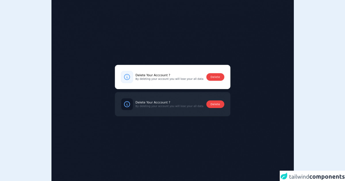 Tailwind Css Notification Card By Tatarmb4s