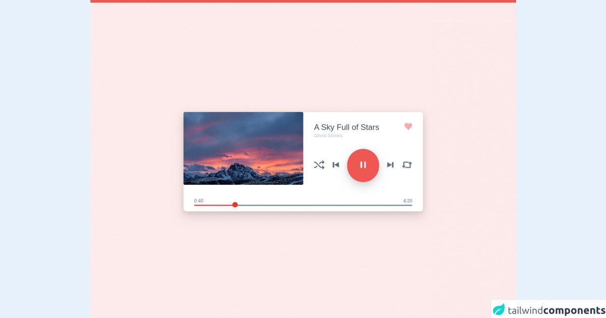 Tailwind Css Audio Player By Datveloper