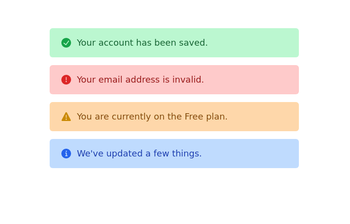 Toast Tailwind Css Example