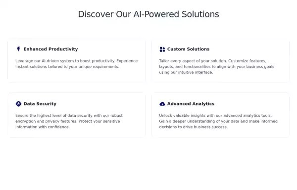 Feature Cards Section Tailwind Css Example