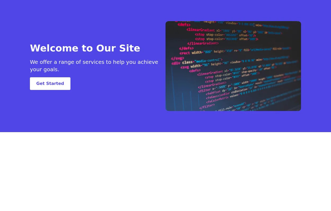 Hero Section Tailwind Css Example