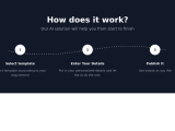 How Does It Work Steps Example Tailwind Css Example