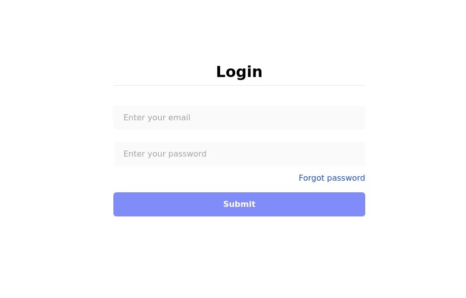 Login Form Responsive Tailwind Css Example