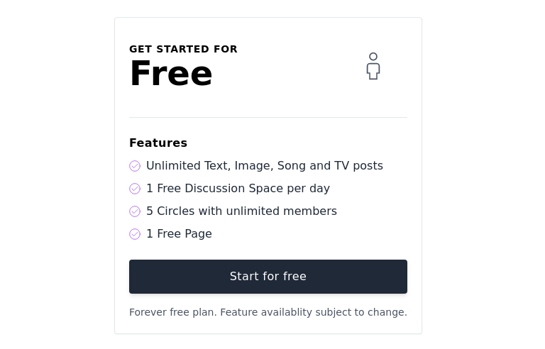 Pricing Card Tailwind Css Example