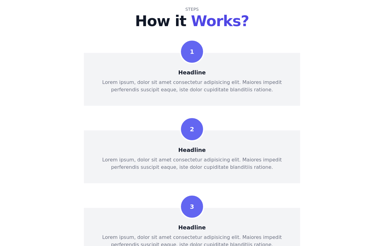 17 Free Steps Examples In Tailwind Css