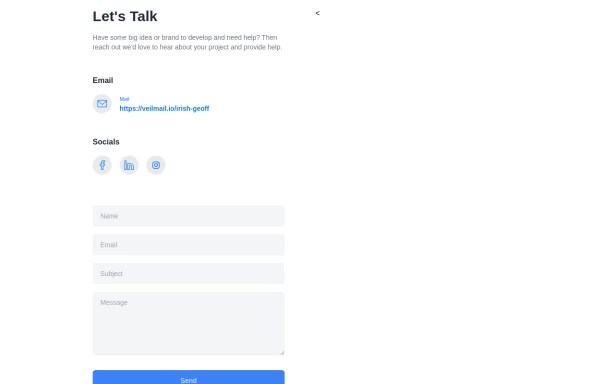 Contact Us Page Tailwind Css Example