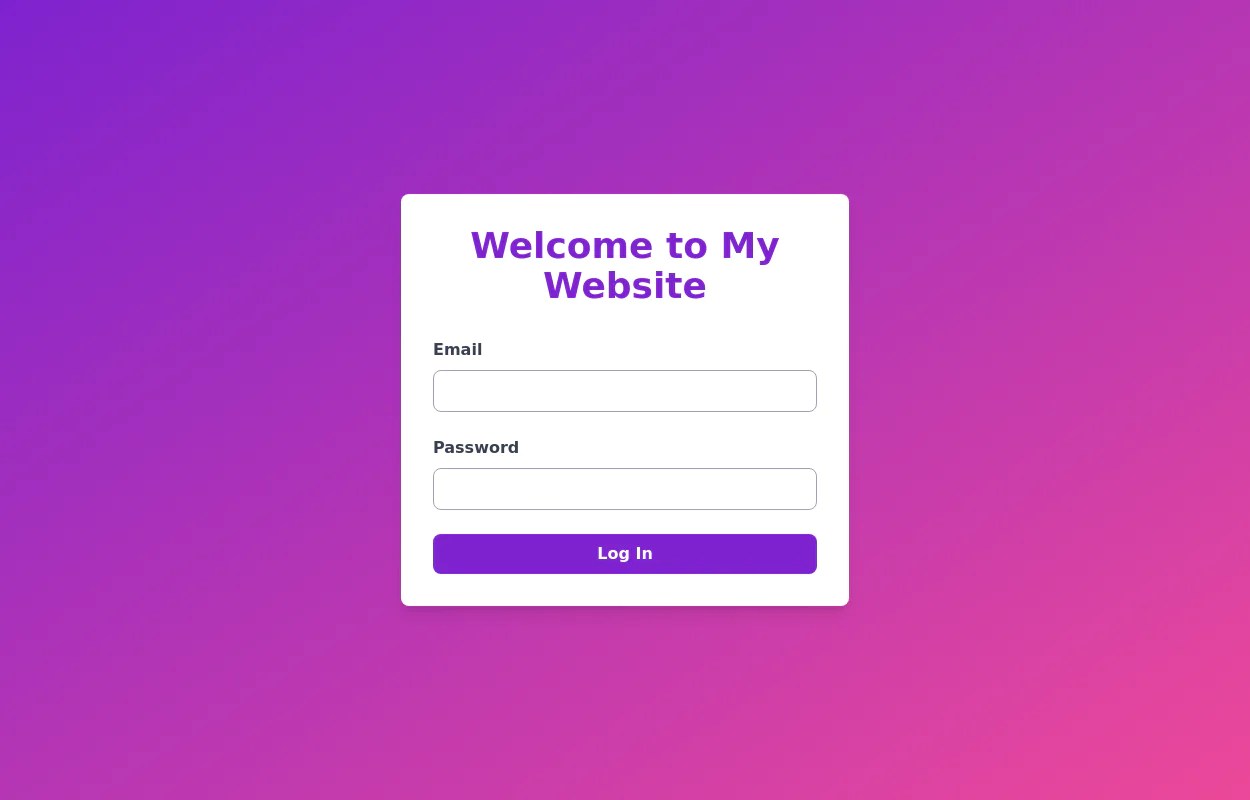 Tailwind Login Page Tailwind Css Example