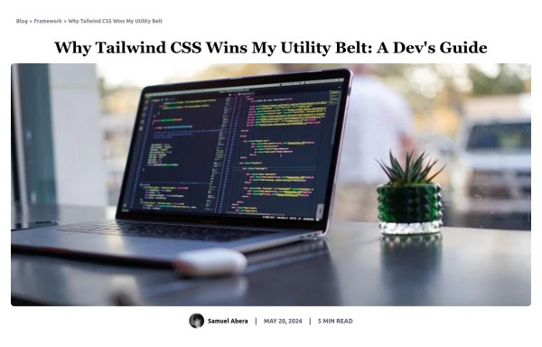 12 Free Blog Post Page Examples In Tailwind Css