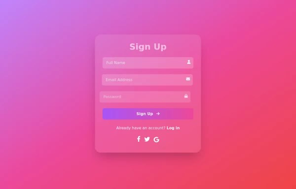 Beautifull Authentication Page Tailwind Css Example