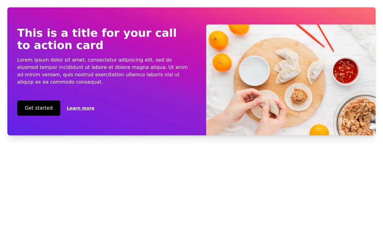 Cta With Image Tailwind Css Example