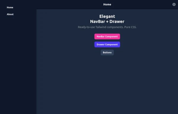 Responsive Sidebar Tailwind Css Example