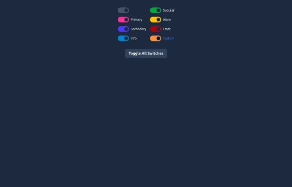 Animated Toggle Switch Tailwind Css Example