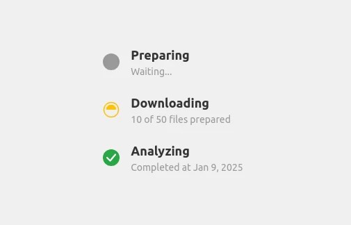 Loading Stepper Tailwind Css Example