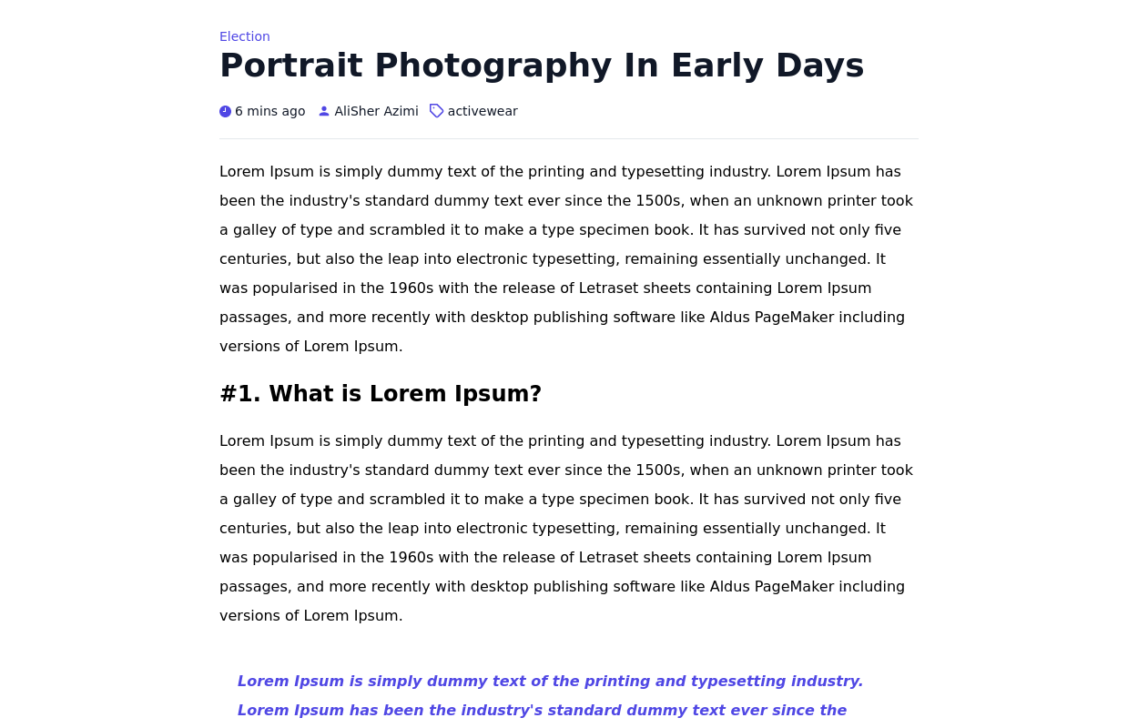 33 Free Blog Post Page Examples In Tailwind Css