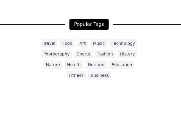 Category Filter Section Tailwind Css Example