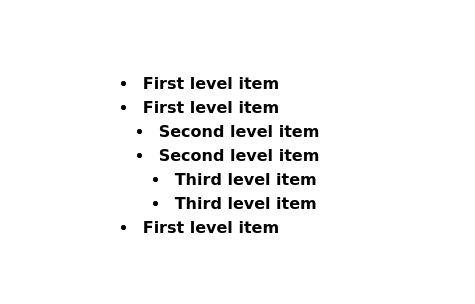 Nested List Tailwind Css Example
