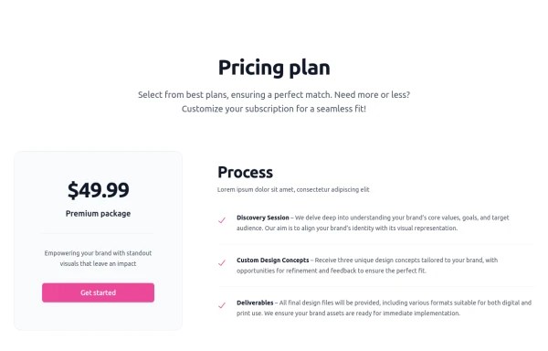 Pricing Section Htmlwind Tailwind Css Example