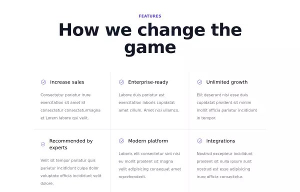 117 Free Feature Showcase Examples In Tailwind Css