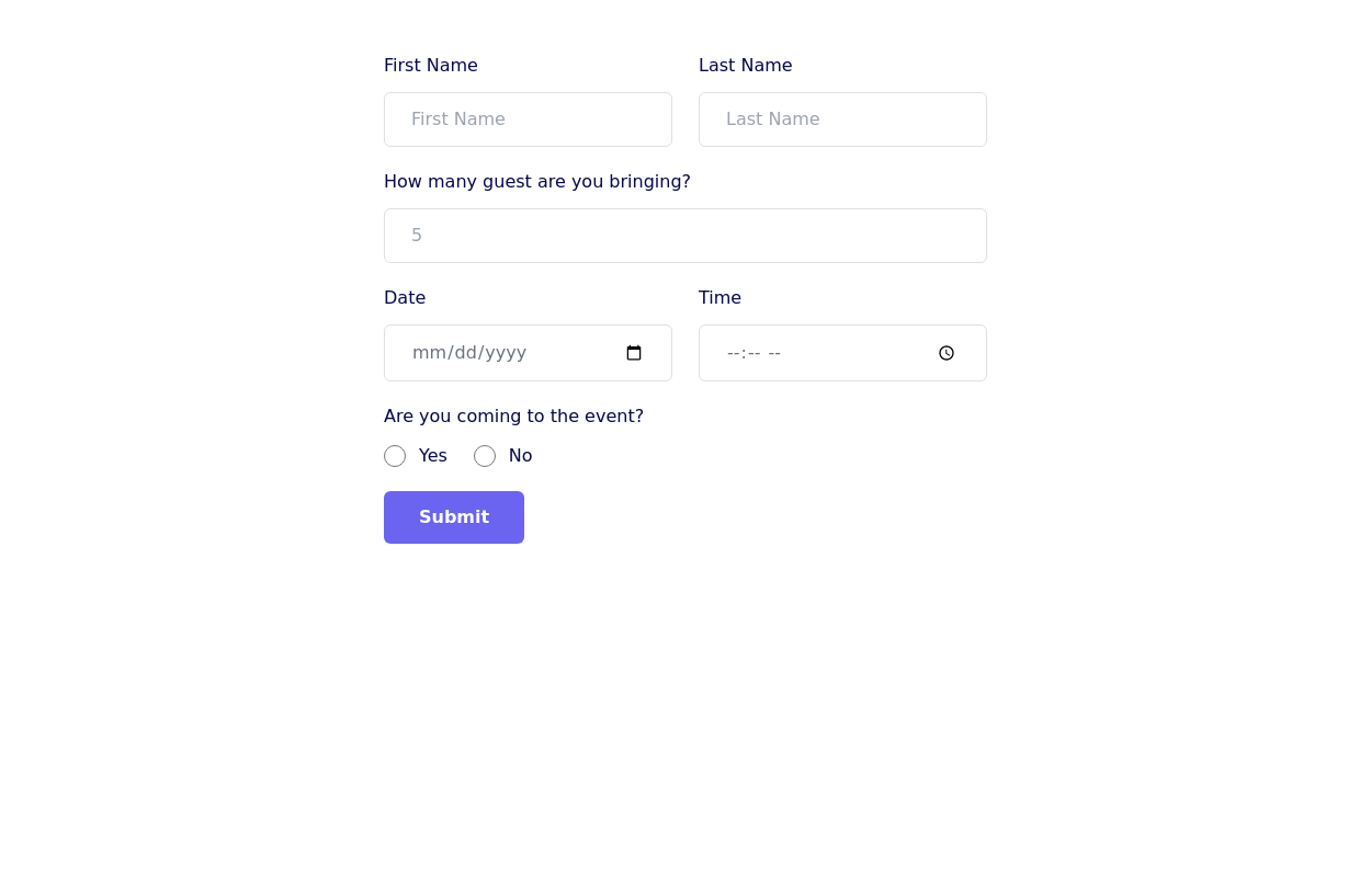 219 Free Form Examples In Tailwind Css
