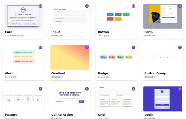 Responsive Grid Layout Tailwind Css Example
