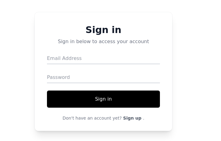 User Registration Form With Instructions Tailwind Css Example