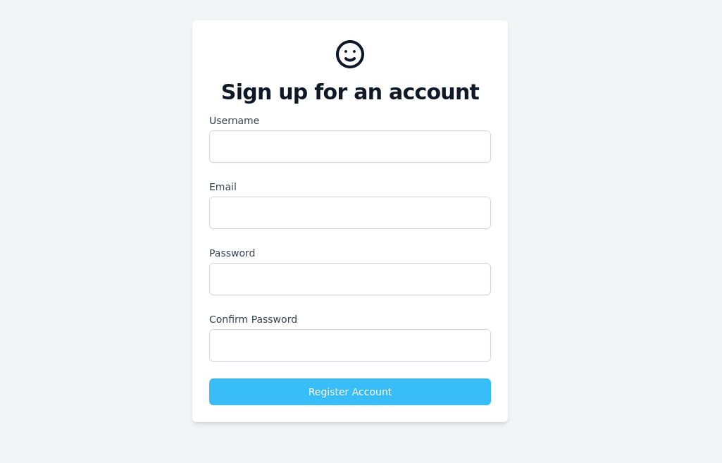 User Registration Form With Instructions Tailwind Css Example