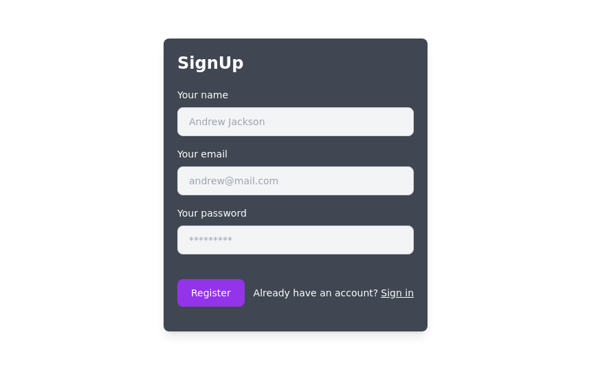 Login Popup Modal Tailwind Css Example