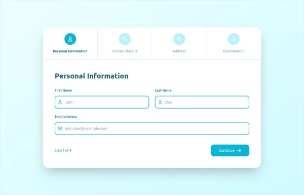 Stepper Tailwind Css Example