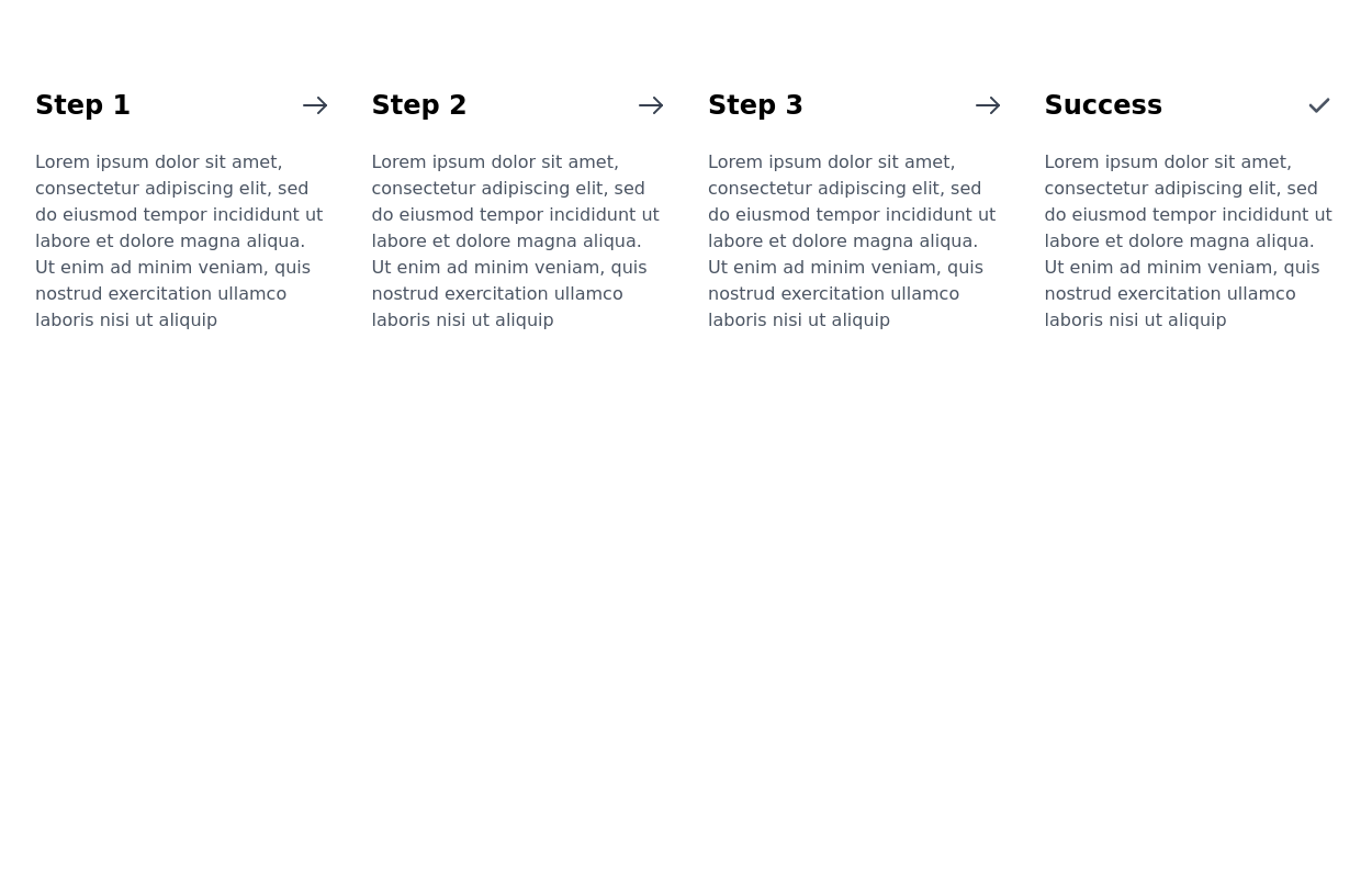 27 Free Steps Examples In Tailwind Css
