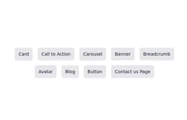 Tag Button Cloud Tailwind Css Example