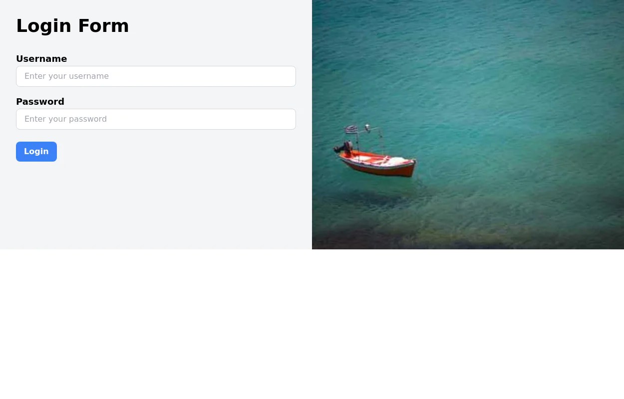 Login Page Tailwind Css Example