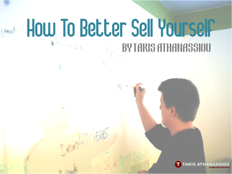 How To Better Sell Yourself