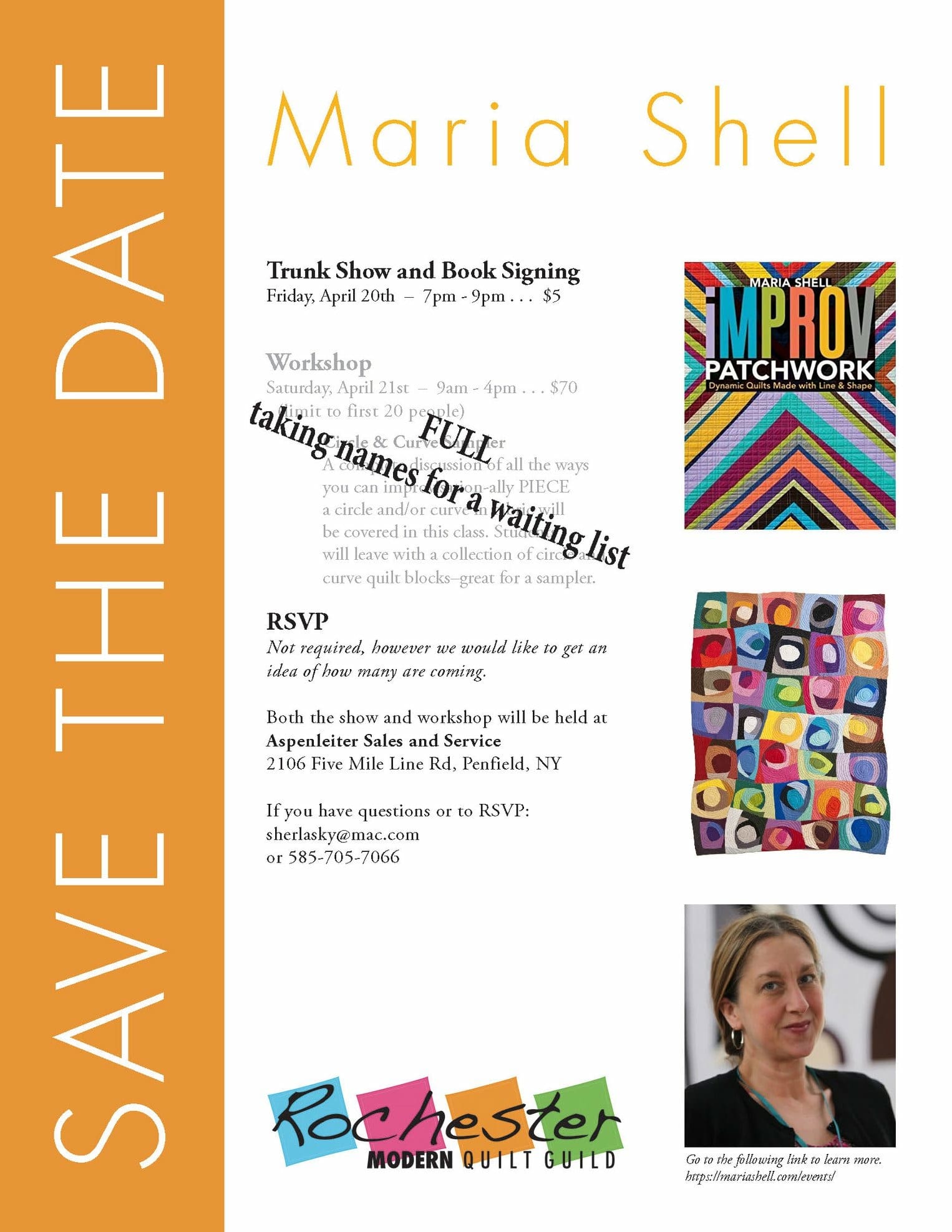 Teaching & Lecturing Schedule 2018 | Maria Shell