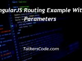 Angularjs Routing Example With Parameters