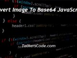 Convert Image To Base64 Javascript