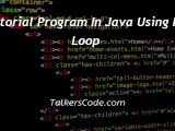 Factorial Program In Java Using For Loop
