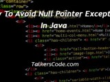 How To Avoid Null Pointer Exception In Java