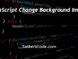 Javascript Change Background Image