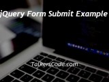 Jquery Form Submit Example