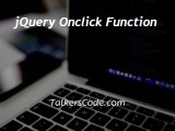 Jquery Onclick Function
