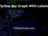 Python Bar Graph With Labels