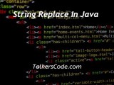 String Replace In Java