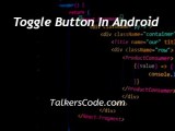 Toggle Button In Android