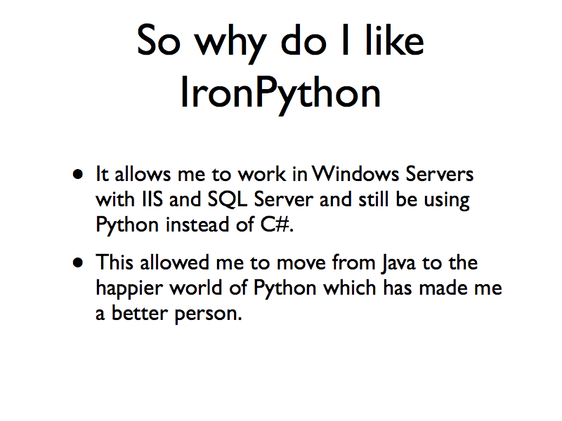 Ironpython And Asp Net