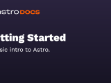 Getting Started рџљђ Astro Documentation